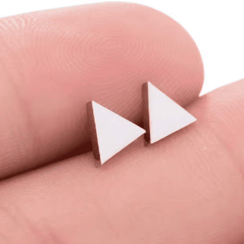 Radiant Triad Ear Studs — Oscar Willow & Co