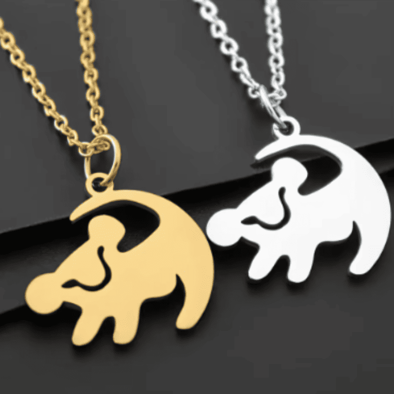 Lion King Heir of Pride Necklace – Simba Silhouette Jewellery — Oscar ...