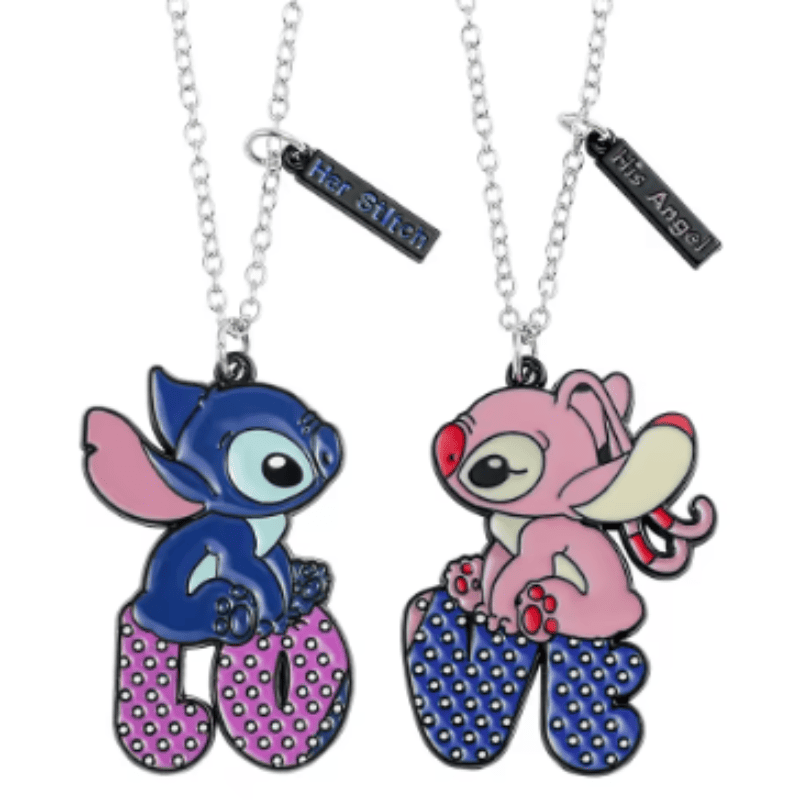 Love Stitch’d Duo Set – Cute Couple Necklaces with “Her Stitch” & “His ...