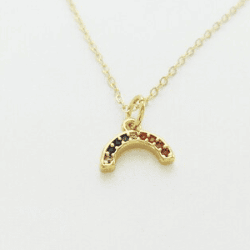 Pride Arc Necklace - Rainbow LGBTQ+ Jewellery | Empowering Pride ...