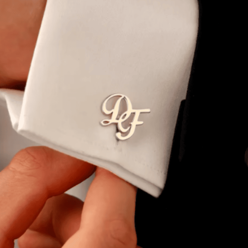 Signature Initials Cufflinks | Personalised Stainless Steel Cufflinks ...