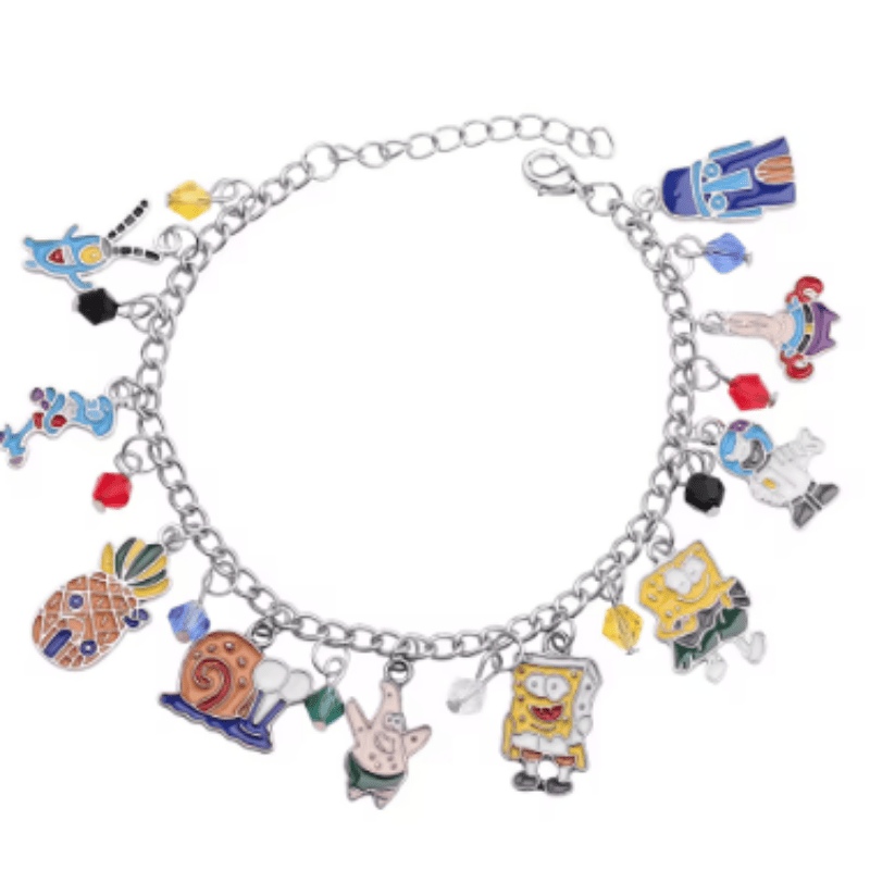 SpongeBob & Friends Charm Bracelet – Undersea Nostalgia Jewellery ...