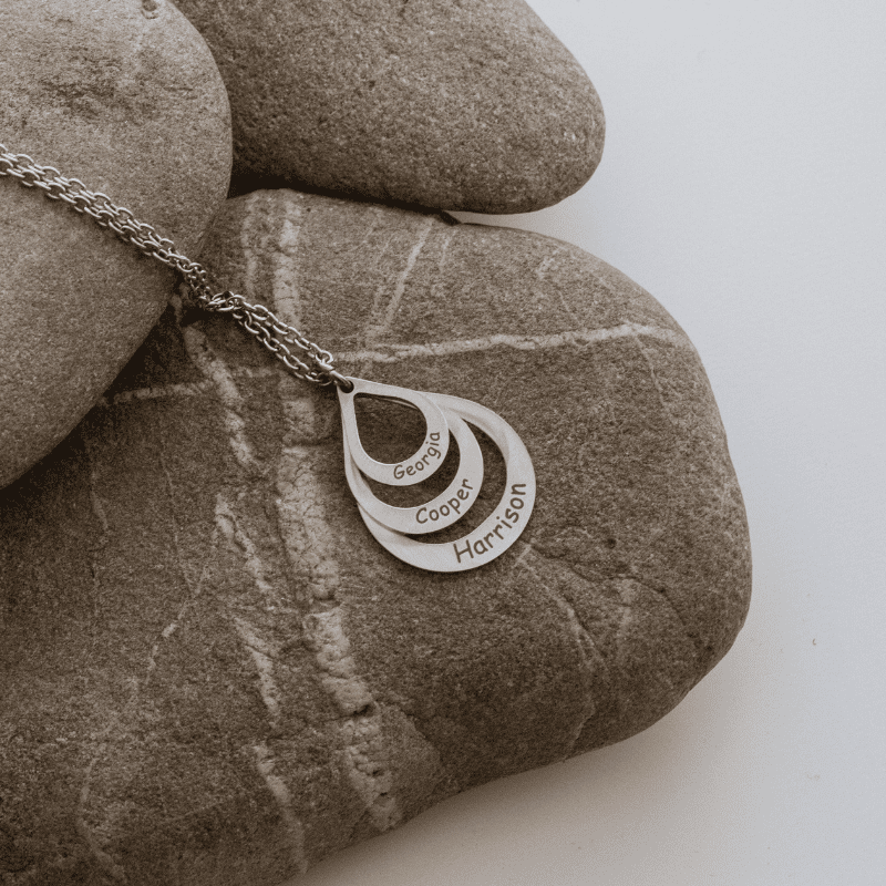 Tear Drop Layer Necklace — Oscar Willow & Co