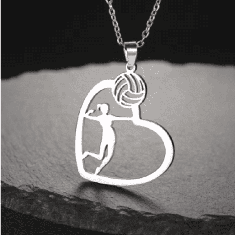Volley Love Necklace – Volleyball Necklace for Players, Coaches, and ...