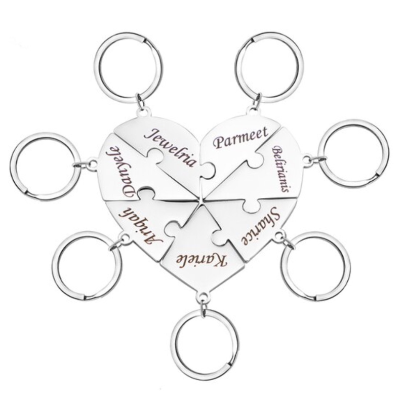 Piece of my Heart Key Chain — Oscar Willow & Co